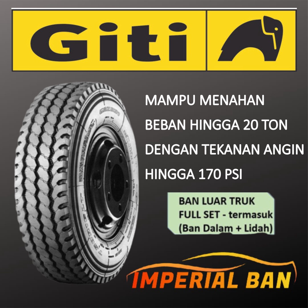 Jual 750 R16 LT 14PR Ban Truk Radial Gajah Tunggal GITI GAZ891 FULL SET | Shopee Indonesia