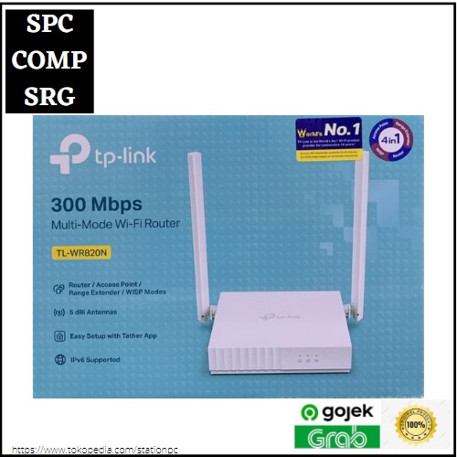 Jual TP-LINK TL-WR820N 300Mbps Wireless N Router | Shopee Indonesia
