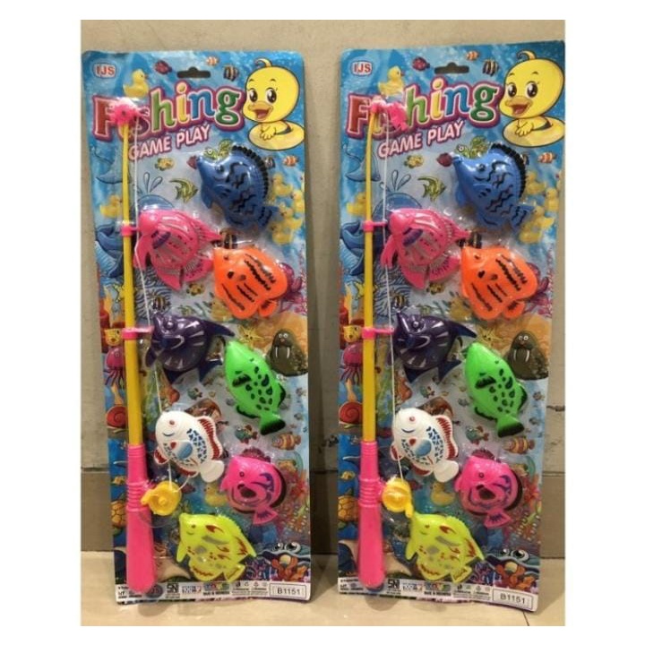 Jual Mainan Anak Pancingan Ikan Magnet 8Pcs B1151 /Mainan Edukasi Anak ...