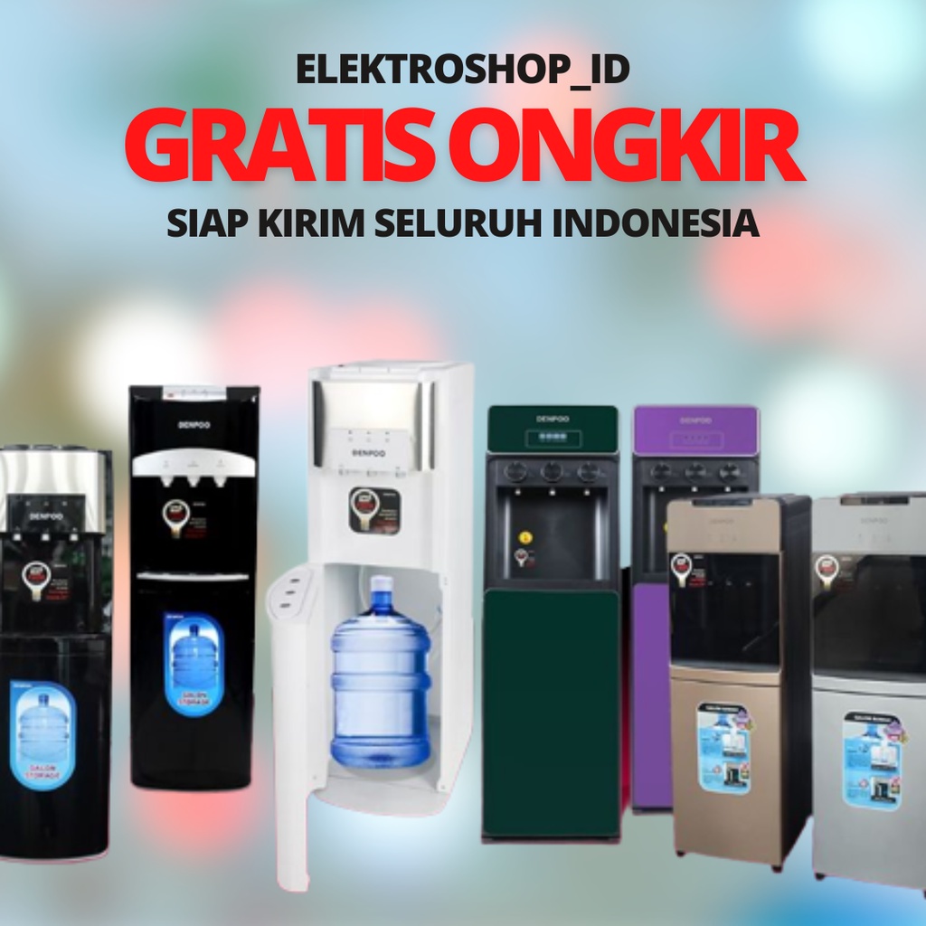 Jual ES - Dispenser Galon Tabung Dispenser Galon Bawah Low Watt Denpoo ...