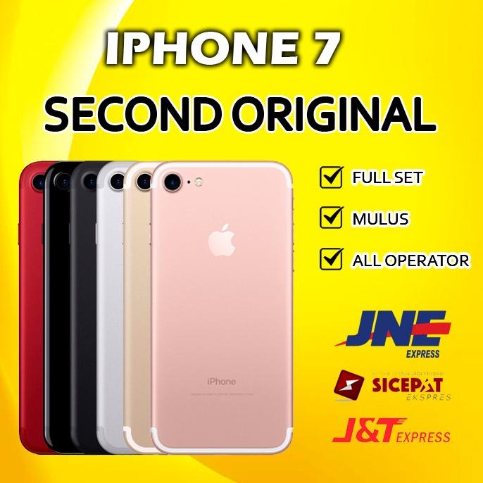 Jual [ Hp Bekas / Second ] Iphone 7G Fullset Second Original 100% Mulus ...