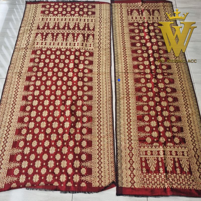 Jual Songket palembang, Tenun asli, kain+selendang [ORI] | Shopee Indonesia