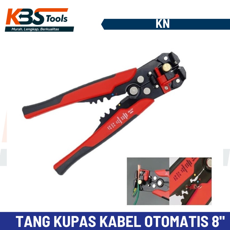 Jual Tang Kupas Kabel Otomatis 8" - Automatic Wire Stipper and Crimper ...