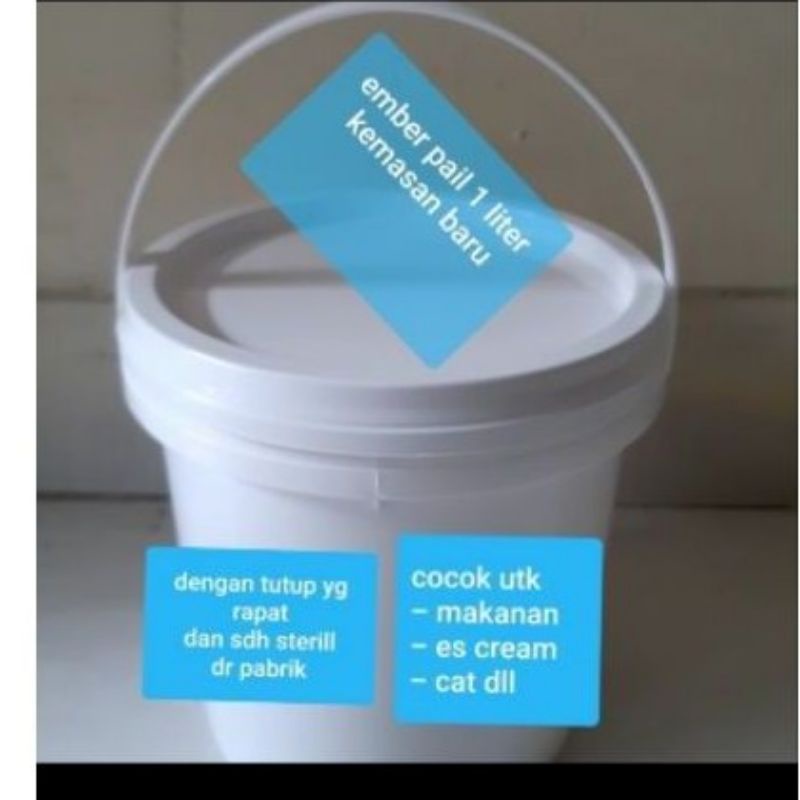 Jual ember 1 liter ember kosong 1kg | Shopee Indonesia