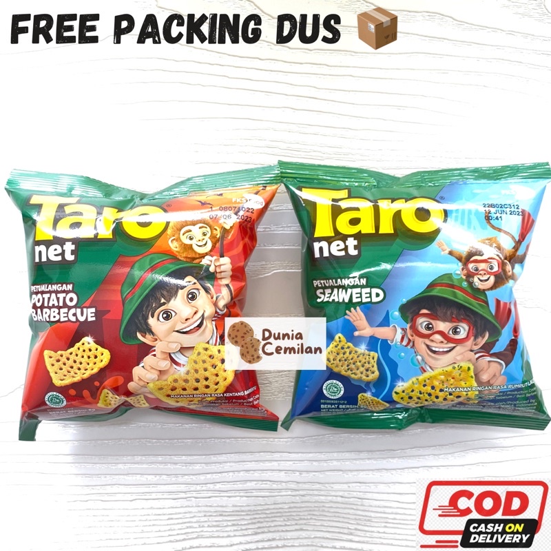 Jual [TERMURAH!!] Taro Net 8gram Satuan - Chiki Anak Snack Asin Gurih ...