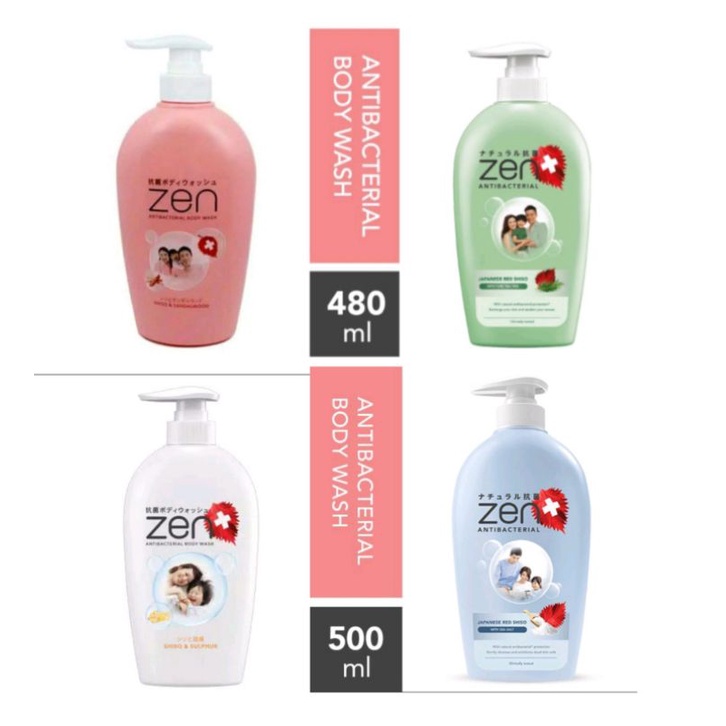 Jual ZEN BODY WASH SHISO&SULPHUR 500ML | Shopee Indonesia