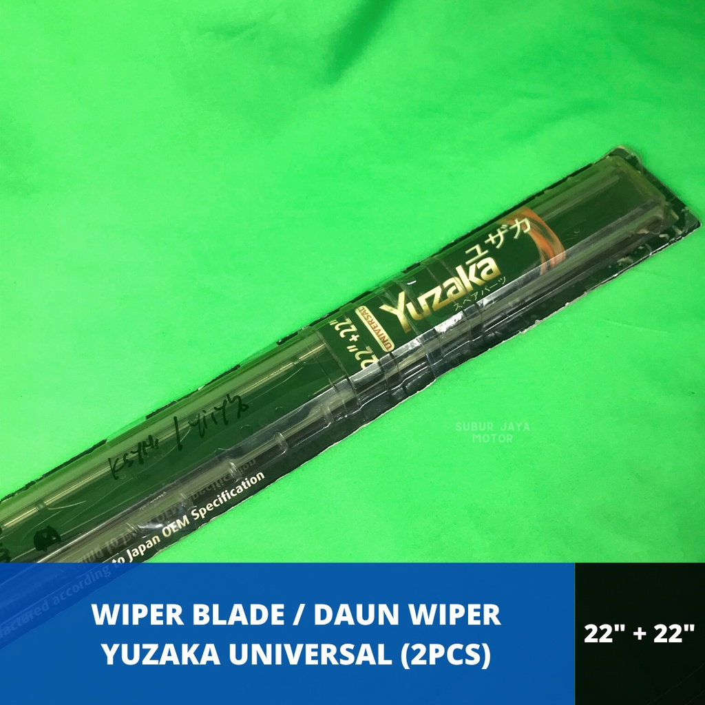 Jual Wiper Blade Daun Wiper Mobil Yuzaka 22 22 Universal 2pcs