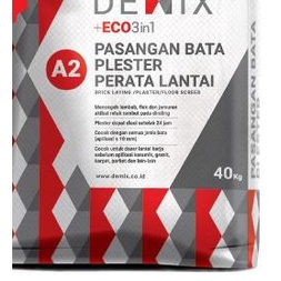 Jual MORTAR DEMIX A2 +ECO 3 IN 1 PASANG BATA MERAH/PLESTER 40 KG ...