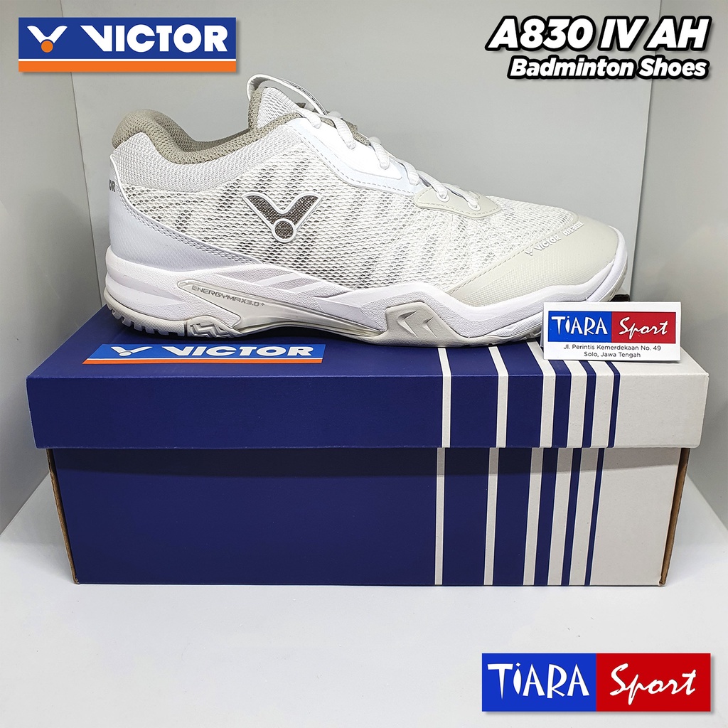 Jual Sepatu Victor A830IV AH - White - Wide 3.5 Badminton Shoes A 830 ...