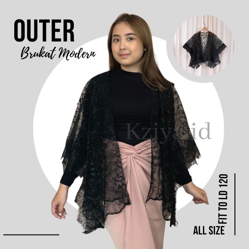 Jual outer brukat modern | Atasan kebaya | Shopee Indonesia