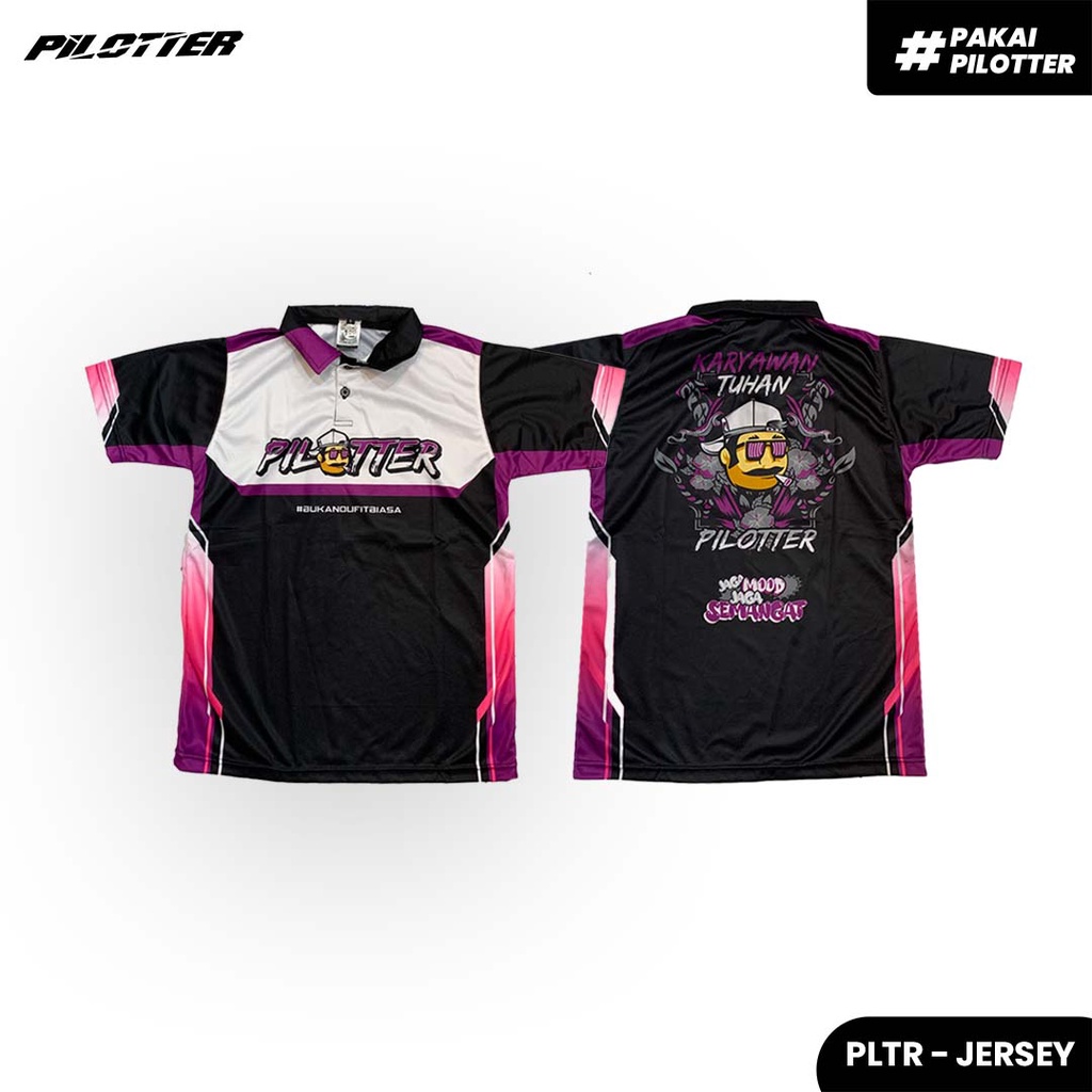 Jual JERSEY PILOTTER KARYAWAN TUHAN UNGU ORIGINAL FREE STIKER JERSEY ...