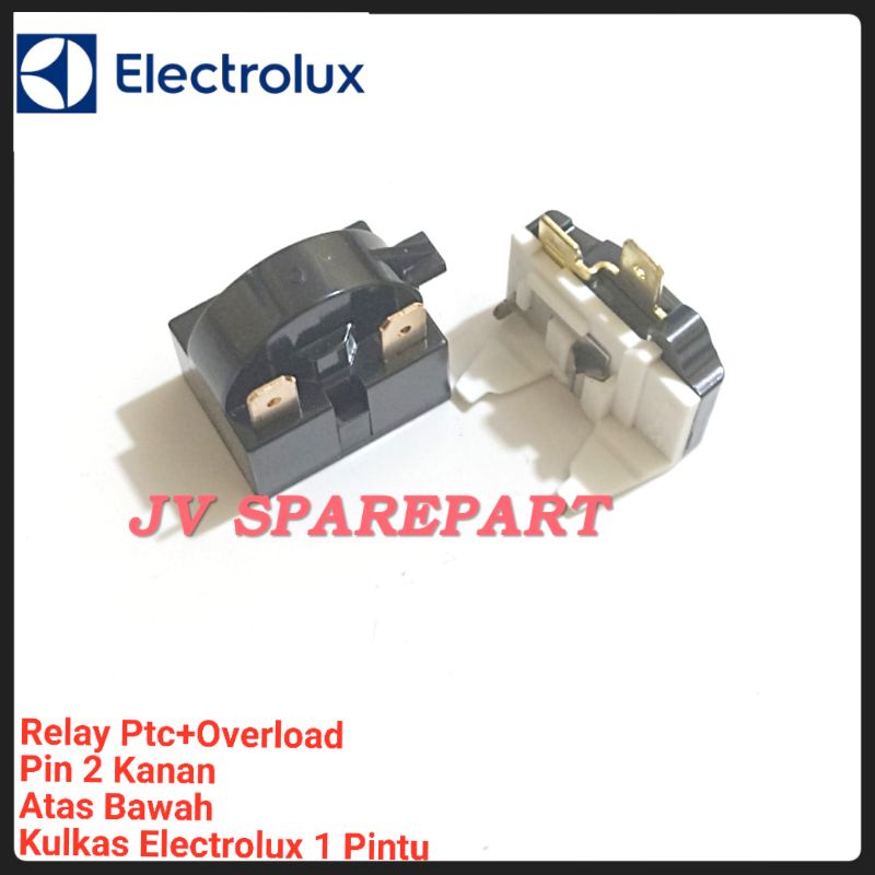 Jual 1 Set Relay Pin 2 Kanan Kulkas ELECTROLUX 1 Pintu ptc+overload ...