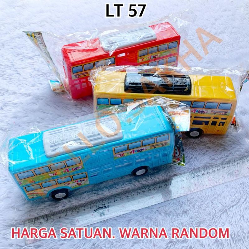 Jual MAINAN LT 57 FUNNY BUS BIS TINGKAT SEKOLAH SCHOOL BUS BAGUS LUCU ...
