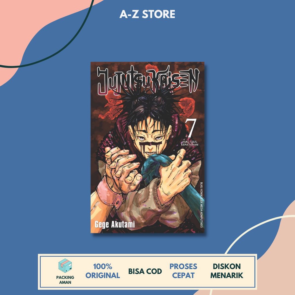 Jual AZ - Komik Jujutsu Kaisen Vol 1/2/3/4/5/6/7/0 | Gege Akutami | Shopee Indonesia