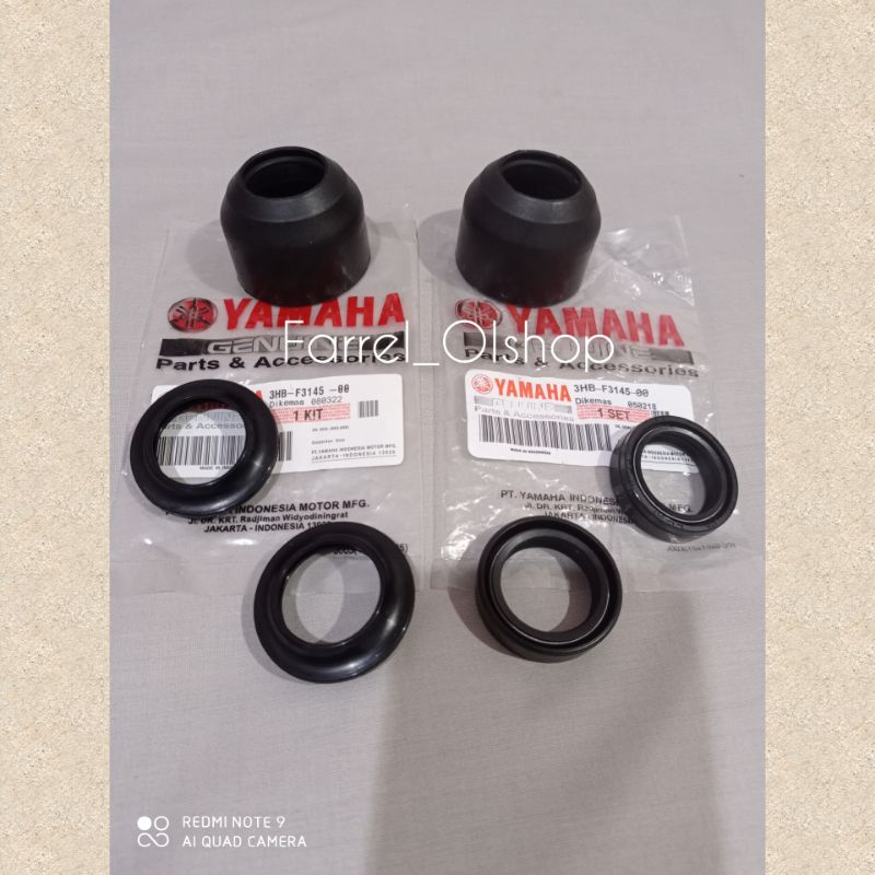 Jual SEAL SHOCK SIL SOK DEPAN PLUS SEAL DEBU ORIGINAL DAN KARET TUTUP BOTEM YAMAHA RXK RX K RX ...