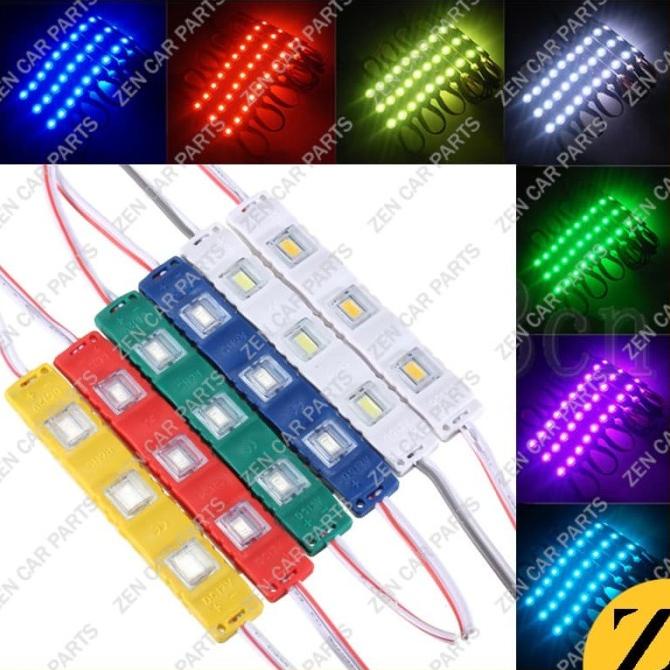 Jual Lampu LED Strip Modul SMD 5730 3 Mata Injection Module 12V 3 Titik LED | Shopee Indonesia