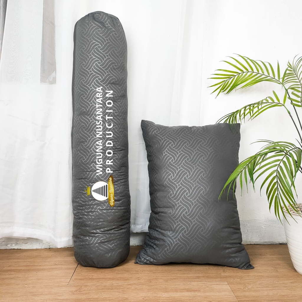 Jual Set 1 Bantal Dan 1 Guling Dewasa Embos Set Bantal Guling Tidur ...