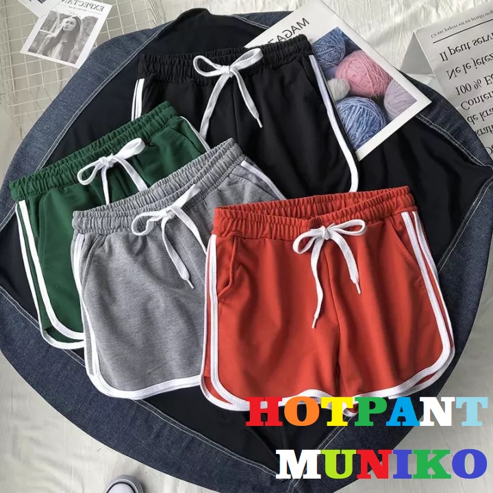 Jual Hot Pants Wanita Muniko Tali Celana Pendek Hotpant Cewek Murah | Shopee Indonesia