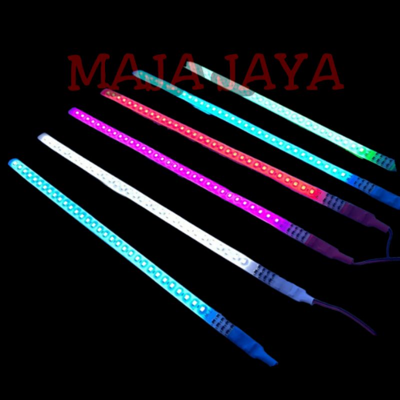 Jual Lampu running alis LED 30cm motor mobil / Lampu alis flexyble 30cm ...