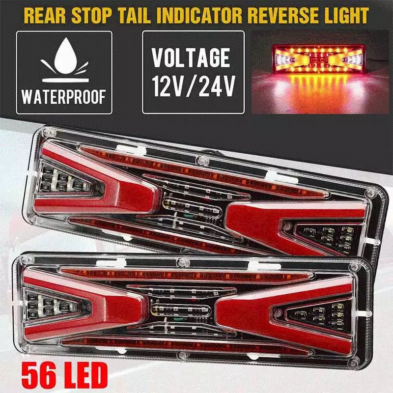 Jual Lampu Led Stop Lamp Truck 24Volt 41cm Model 888M Lampu Rem ...