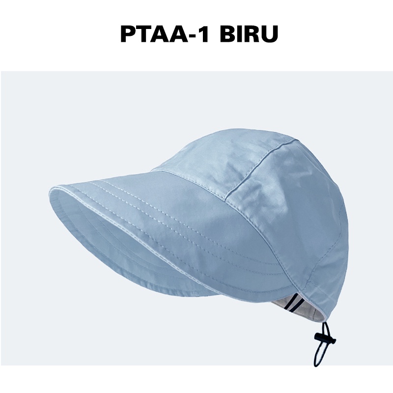 Jual Topi Pantai Korea Visor Anti Sinar UV Bucket Half Aksesoris ...