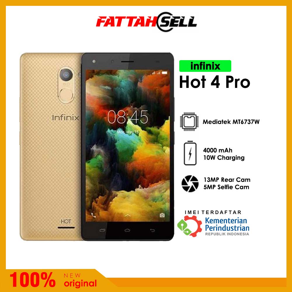 Jual INFINIX HOT 4 PRO 2/16 NEW - GARANSI RESMI | Shopee Indonesia