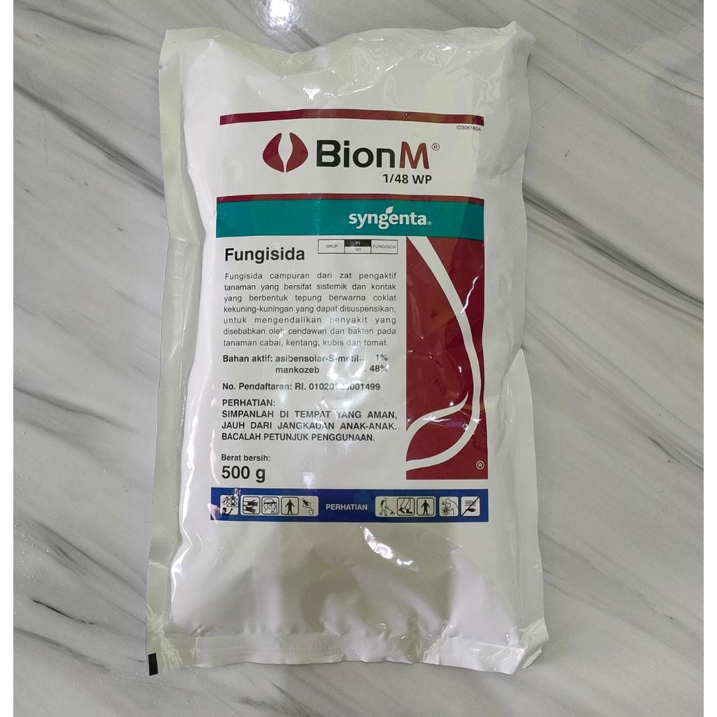 Jual Fungisida Syngenta Bion M 500gram bisa cod | Shopee Indonesia