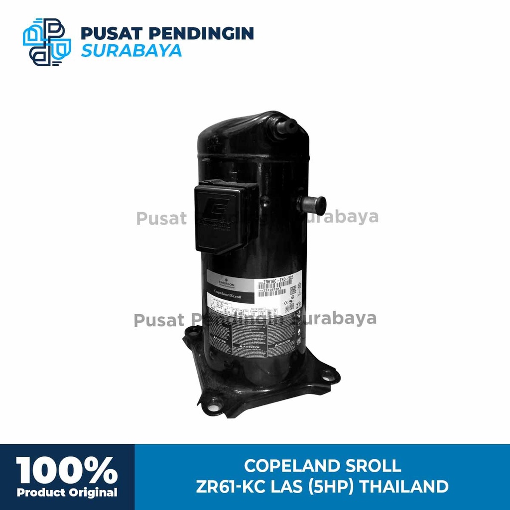 Jual COMPRESSOR COPELAND ZR61/5PK - Freon R22 - Jual Kompresor Scroll ...