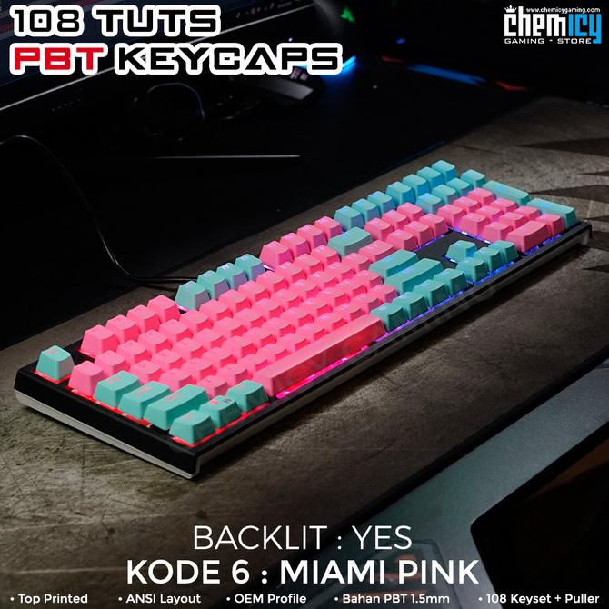 Jual Keycaps 108 Pbt Oem For Mechanical Keyboard | Shopee Indonesia