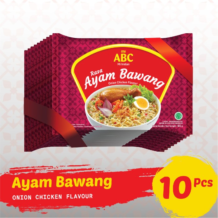 Jual PROMO Mi ABC Ayam Bawang (10 Pcs) | Shopee Indonesia
