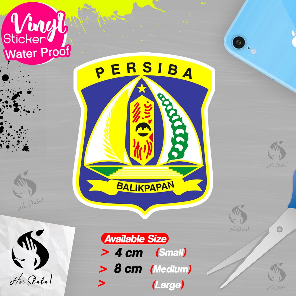 Jual Stiker Persiba Balikpapan Liga Indonesia Sticker Sepak Bola Emblem ...