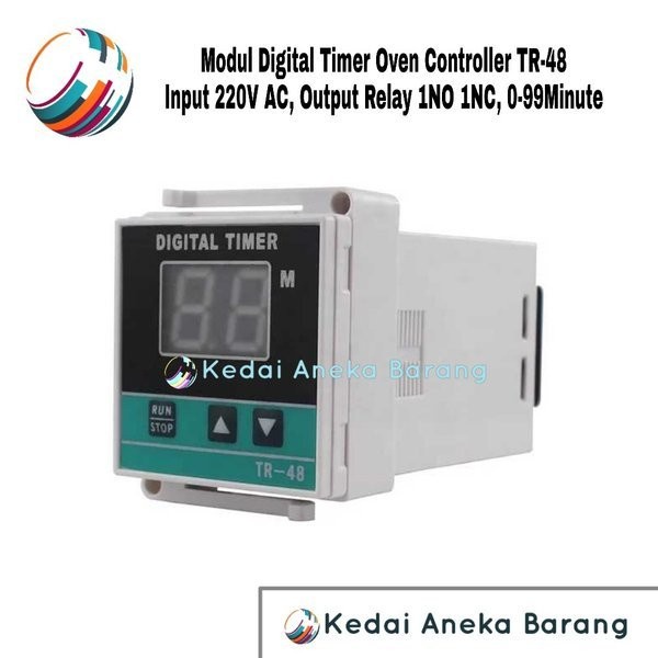 Jual Modul Digital Timer Oven Deck Controller TR-48 220V AC Output ...