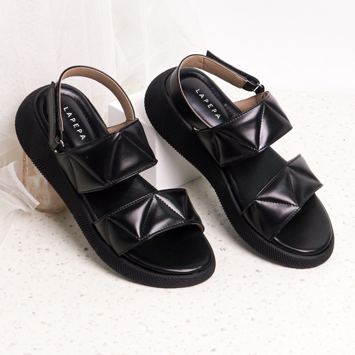 Jual LAPEPA YUK - Sepatu Sandal Wanita Wedges JOVANKA Model Ban dua ...