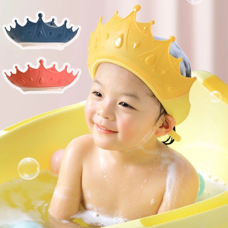 Jual READY BANDUNG Topi Keramas Bayi Anak Crown Baby Shower Cap Topi ...