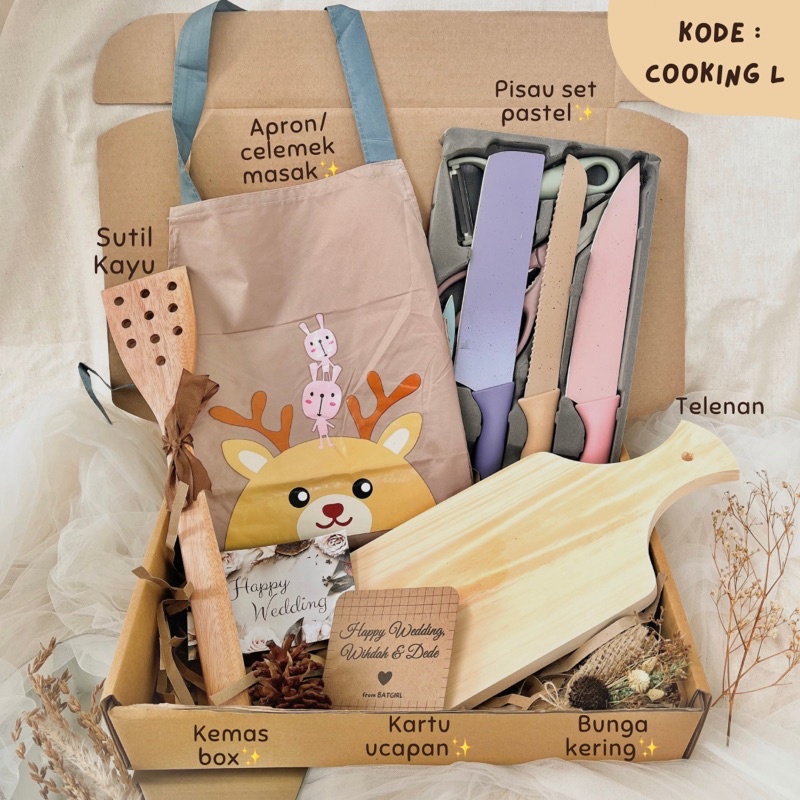 Jual cooking Set / Kado nikahan / Hadiah Wedding / Hadiah ibu / hadiah ...