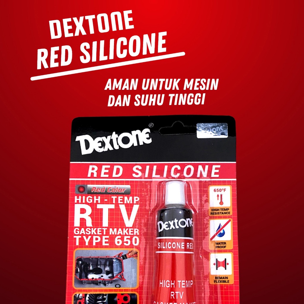 Jual Lem Dextone Red Sillicone (harga satuan) | Shopee Indonesia
