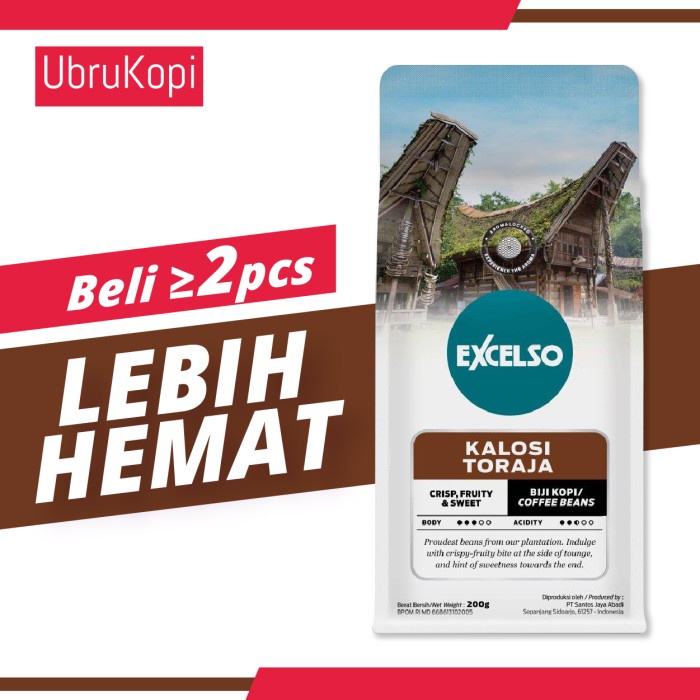 Jual EXCELSO KALOSI TORAJA BIJI 200G | Shopee Indonesia