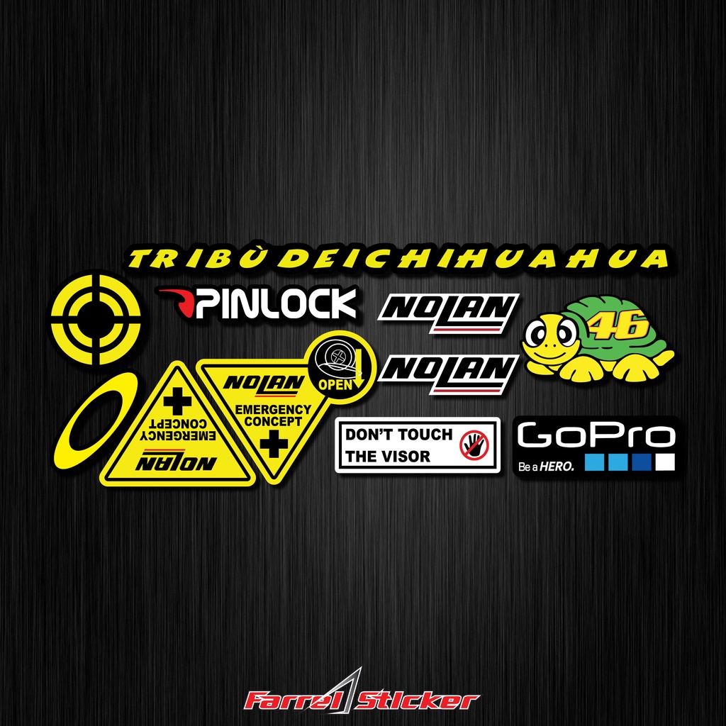 Jual Stiker helm sticker helmet set murah | Shopee Indonesia