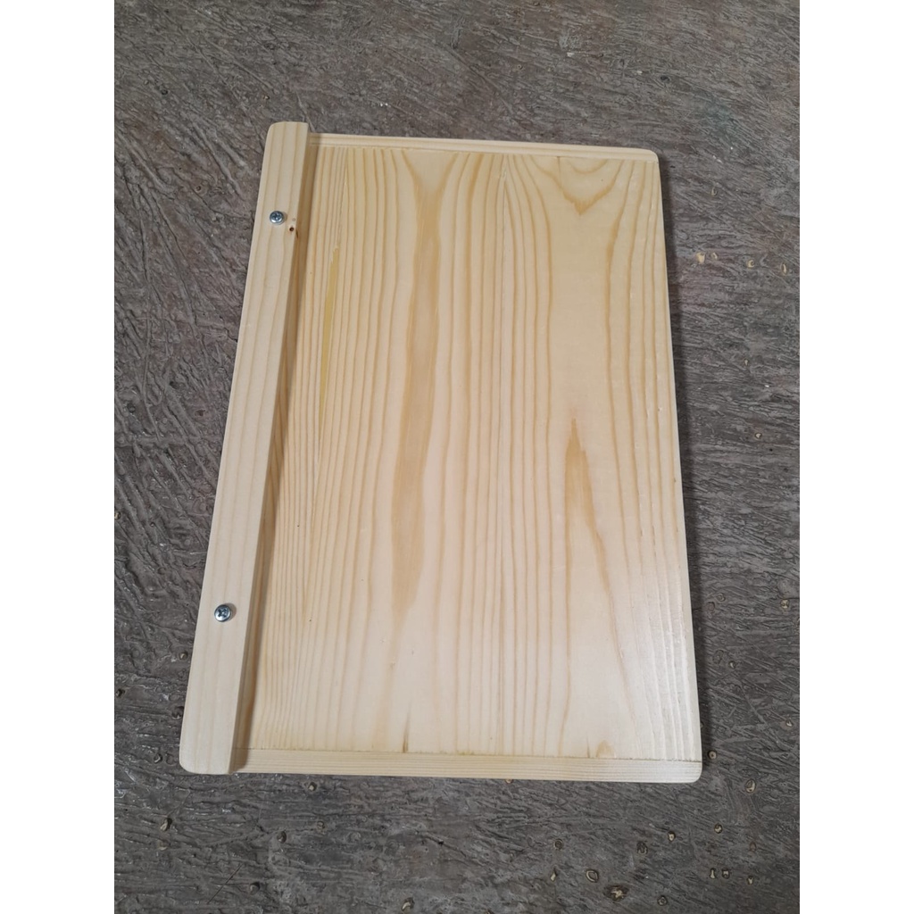Jual wooden menu board papan menu kayu alas kertas menu | Shopee Indonesia