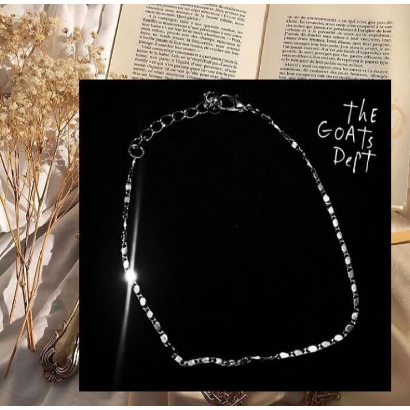 Jual The Goats Dept Simple Anklet Silver Bracelet / gelang kaki ...