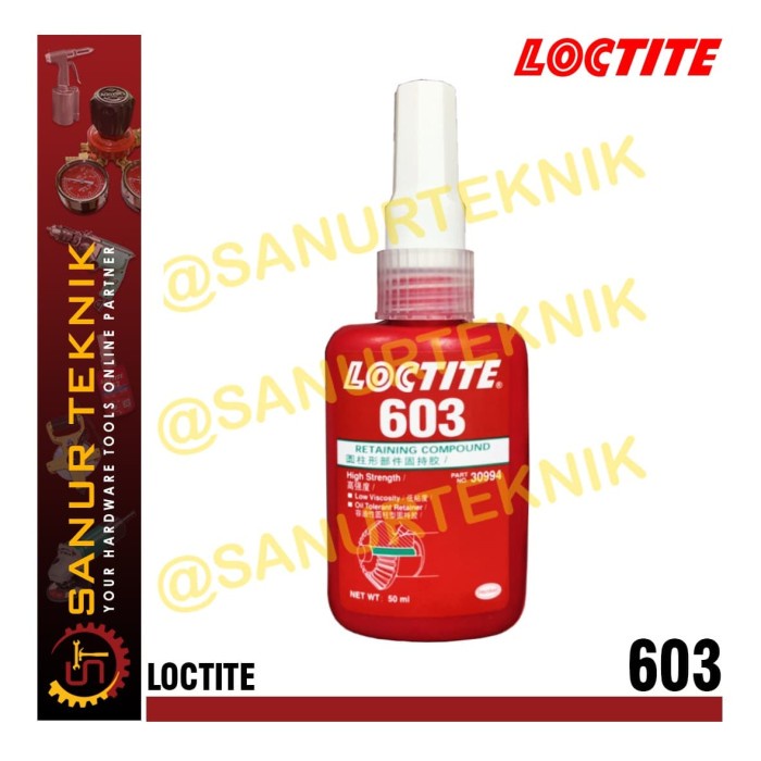 Jual loctite 603 / lem bearing loctite603 / retaining compound (50 ml ...