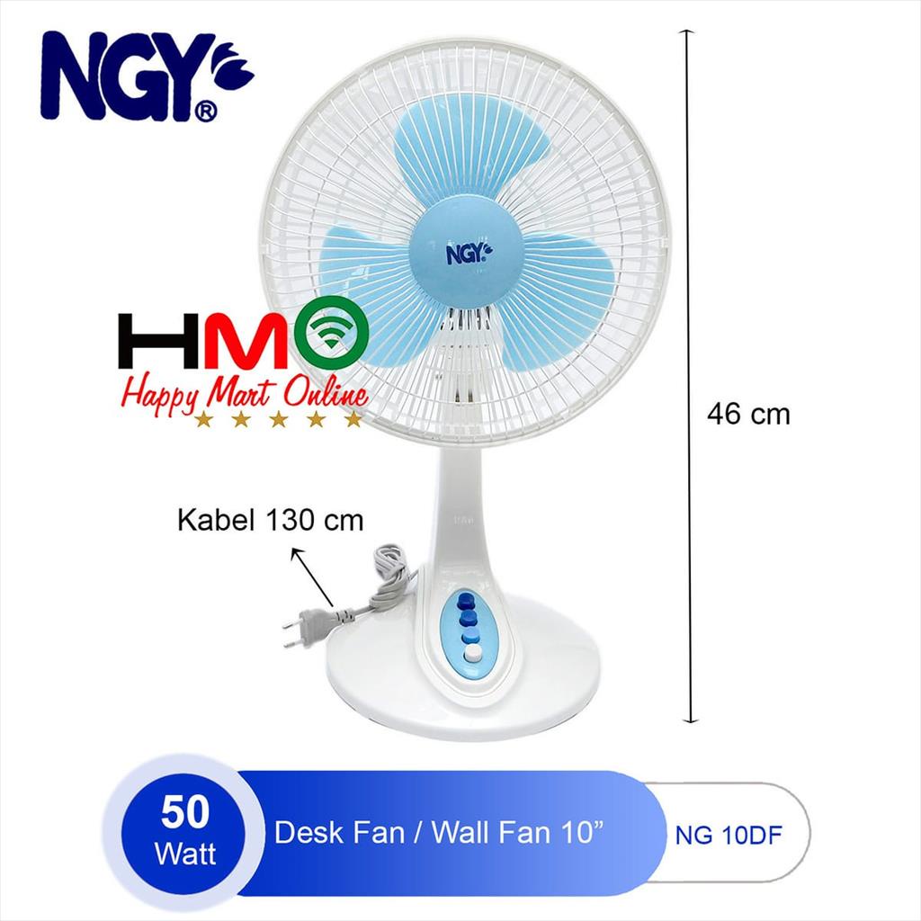 Jual Nagoya Kipas Angin Meja Dinding 2 In 1 NG 10 DWF Desk Wall Fan NGY NG-10-DWF | Shopee Indonesia