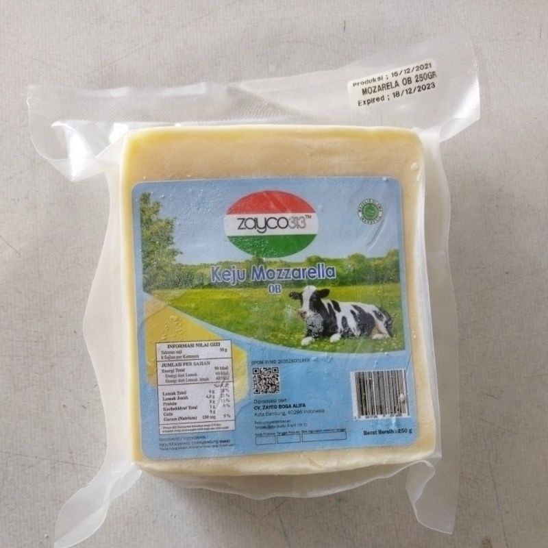 Jual Zayco Keju Mozarella 250gr | Shopee Indonesia