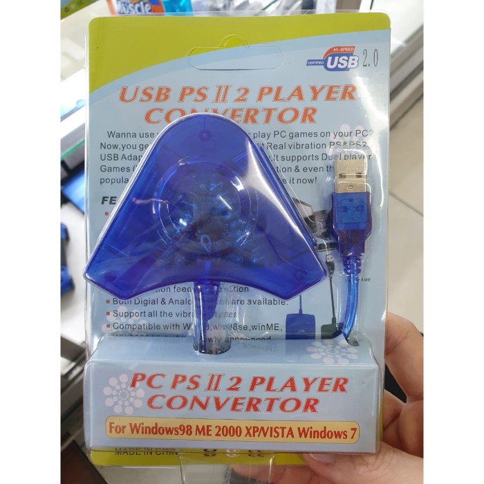 Jual Produk Unggulan Converter Joystick Ps2 Ps3 To Usb Pc 2Player Sale ...