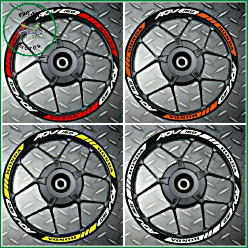 Jual Stiker pelek ADV 160 Stiker Velg ADV 160 Menyala (pro acc motor ...