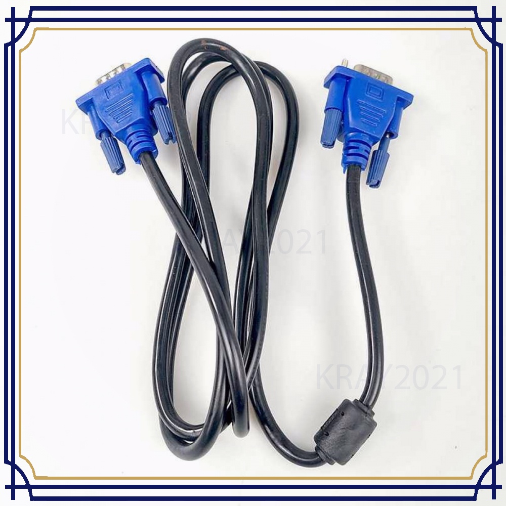 Jual Kabel VGA 15 Pin Male ke Male 1.36 Meter KK344 | Shopee Indonesia