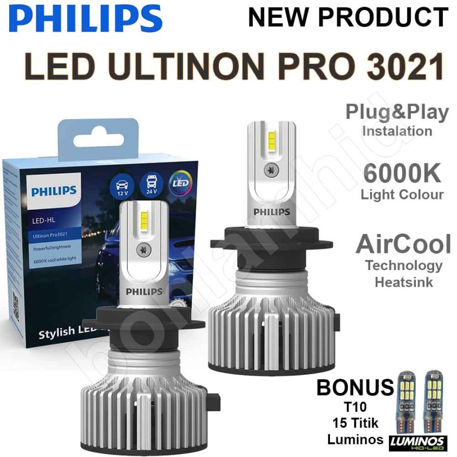 Jual Bohlam Lampu Jazz Mobilio Brio City HRV Philips LED Ultinon H4 6000k | Shopee Indonesia