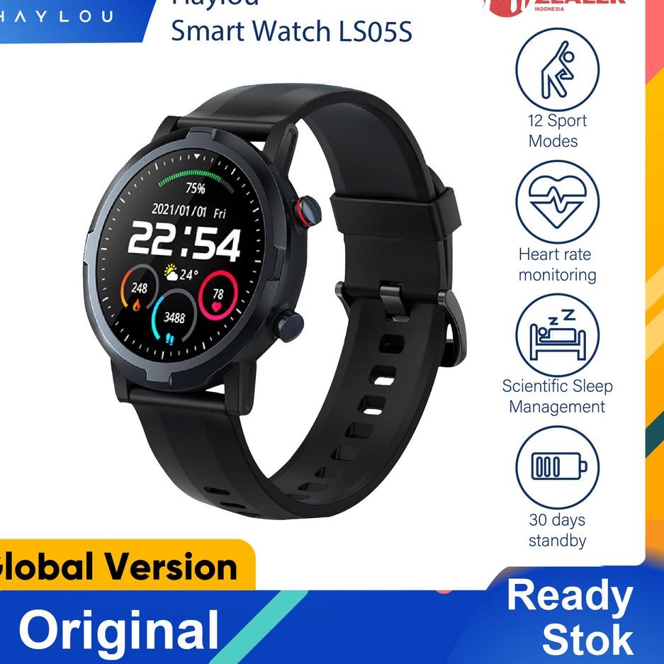 Jual Promo Keren--Haylou LS05/LS05S Solar Smartwatch Jam Tangan Global ...