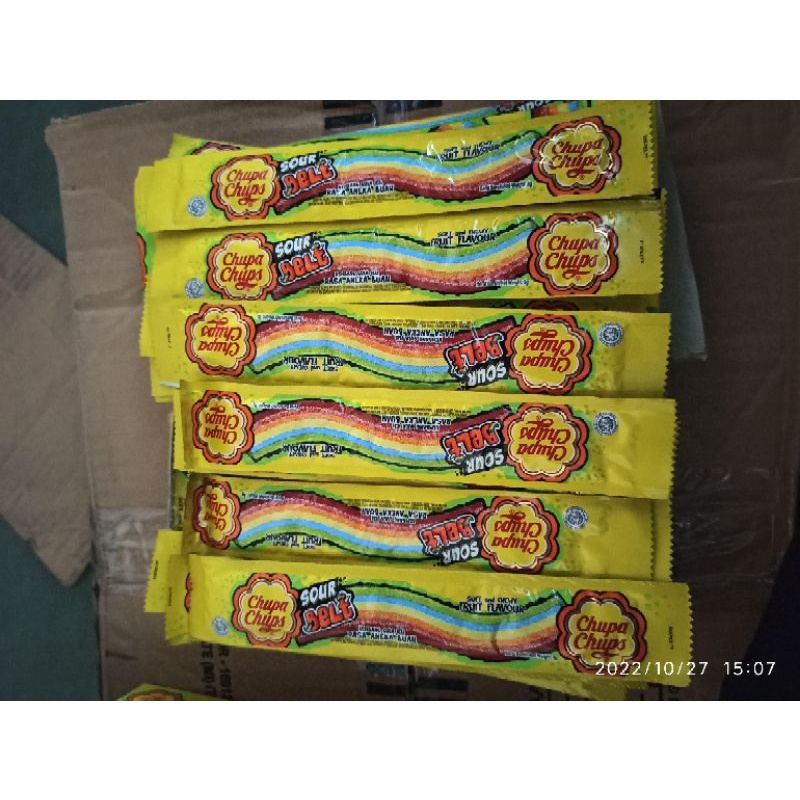 Jual Permen Jelly Chupa Chups Sour Belt 8gr Fruit mix | Shopee Indonesia