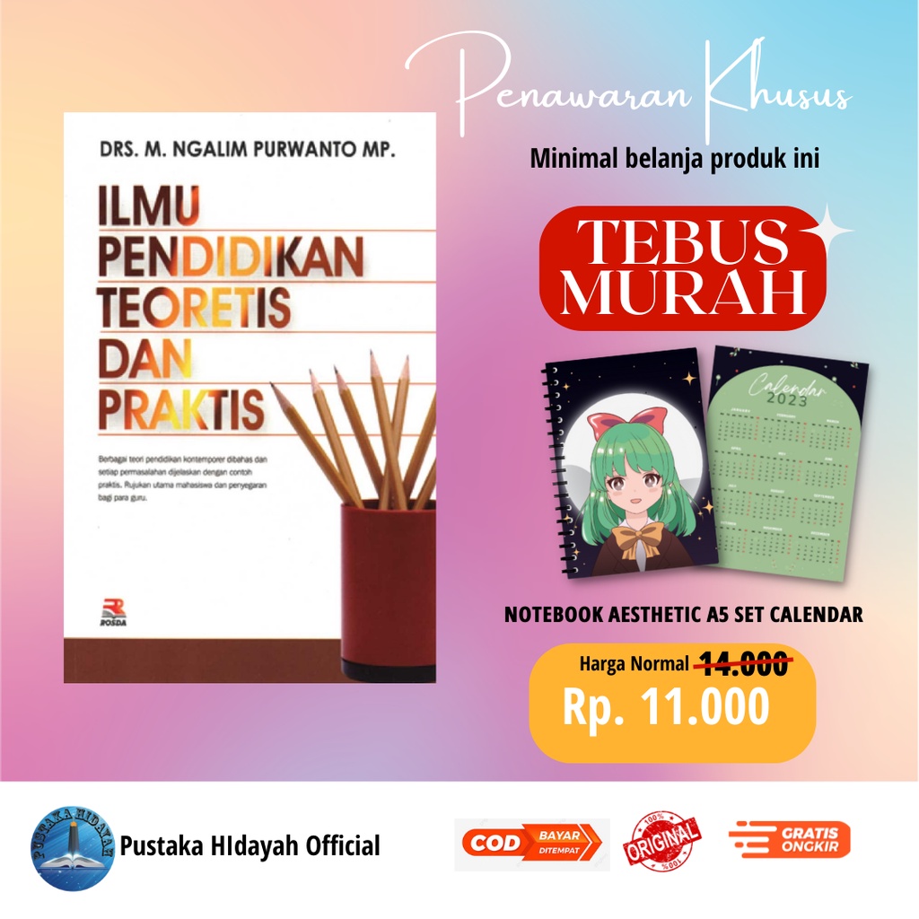 Jual Buku Ilmu Pendidikan Teroretis dan Praktis - Ngalim Purwanto ...